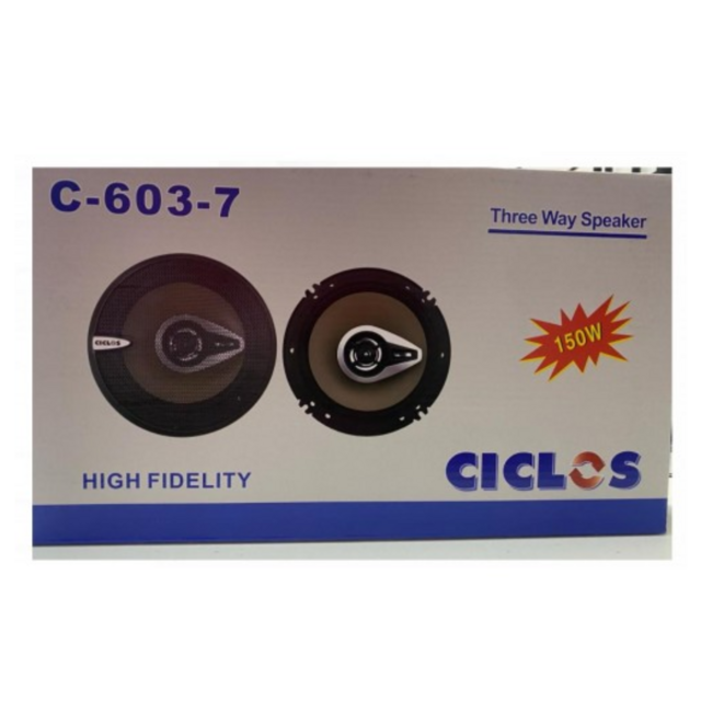 PARLANTE CICLOS C-603-7 DE 6,5" PULGADAS 15OW