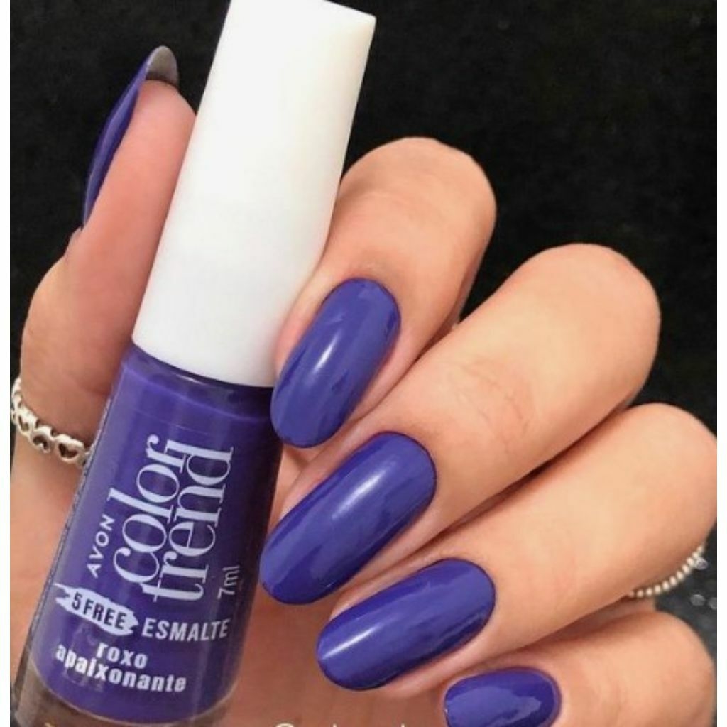 Esmalte Ultra Cobertura e Brilho Color Trend Roxo Apaixonante Avon