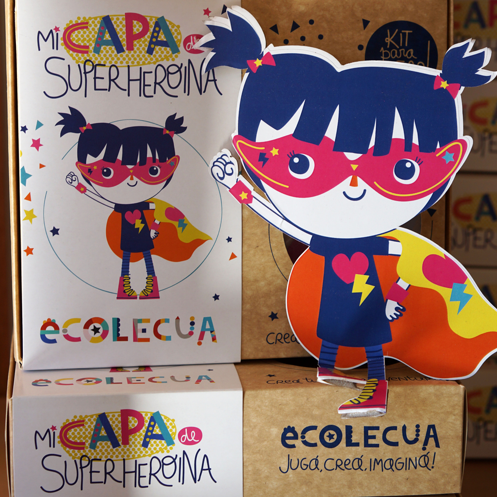 Kit Para Crear Mi Disfraz De Superheroina