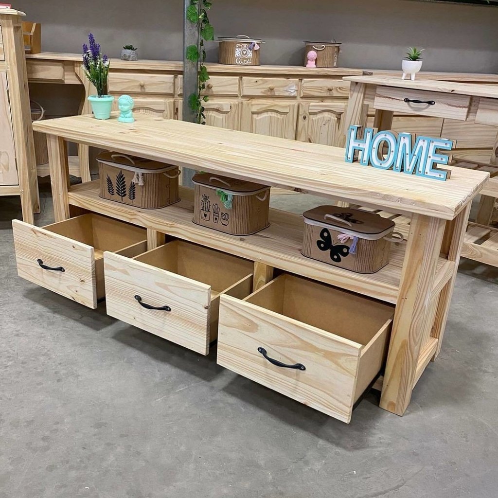 Rack Recto cajones con corredera. - La Pinoteca