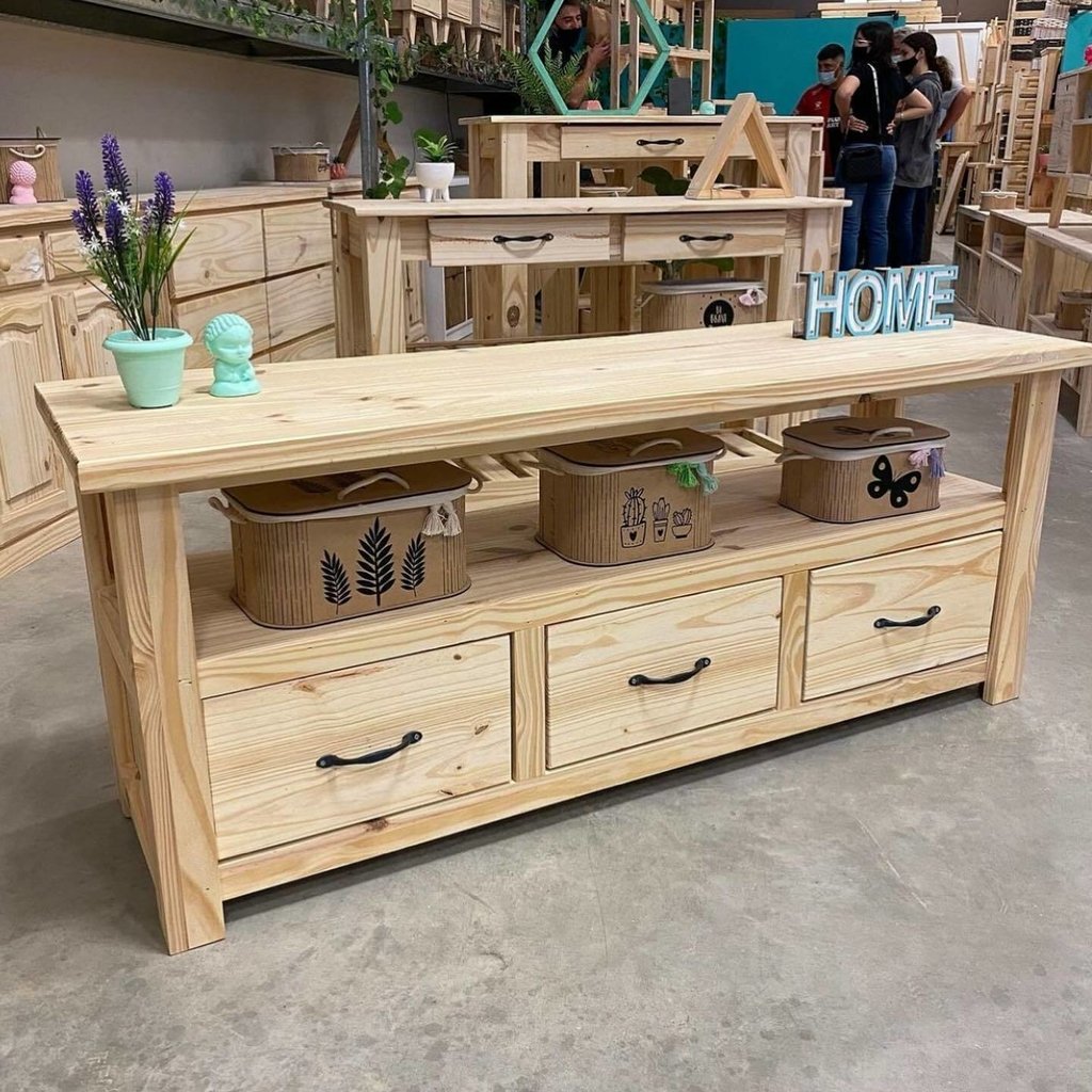 Rack Recto cajones con corredera. - La Pinoteca