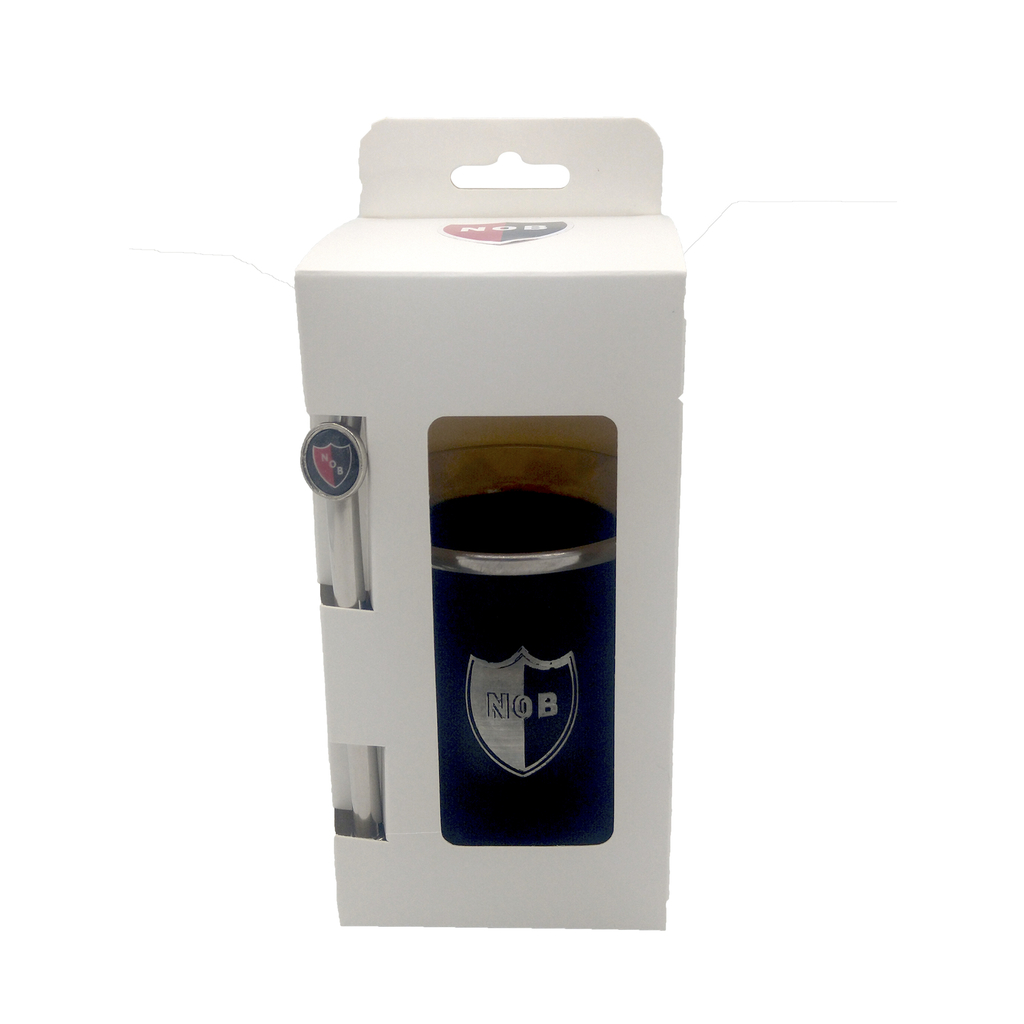 Mate metal c/ bombilla