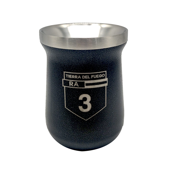 MATE METAL 236 ML C/ LOGO GRABADO