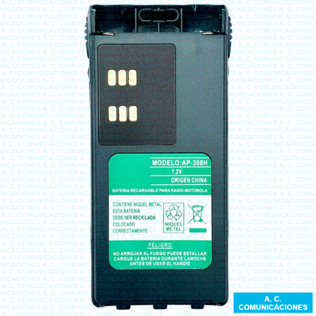 Batería Motorola Pmnn4018 - A. C. COMUNICACIONES