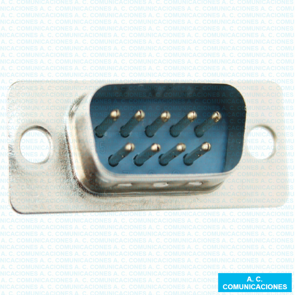 Conector Macho Db-9 Cable Soldar X 25