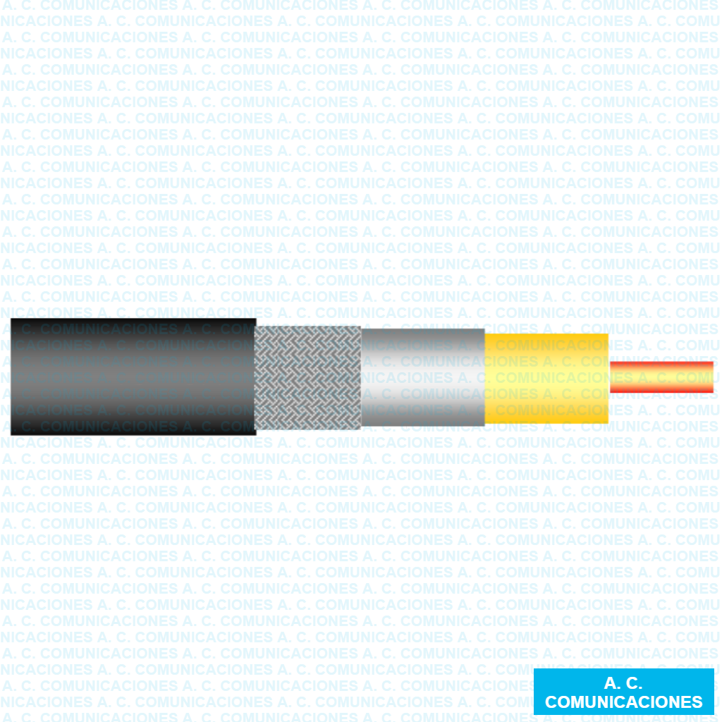 Cable 1/2 Mallado X 25 Mts. - A. C. COMUNICACIONES