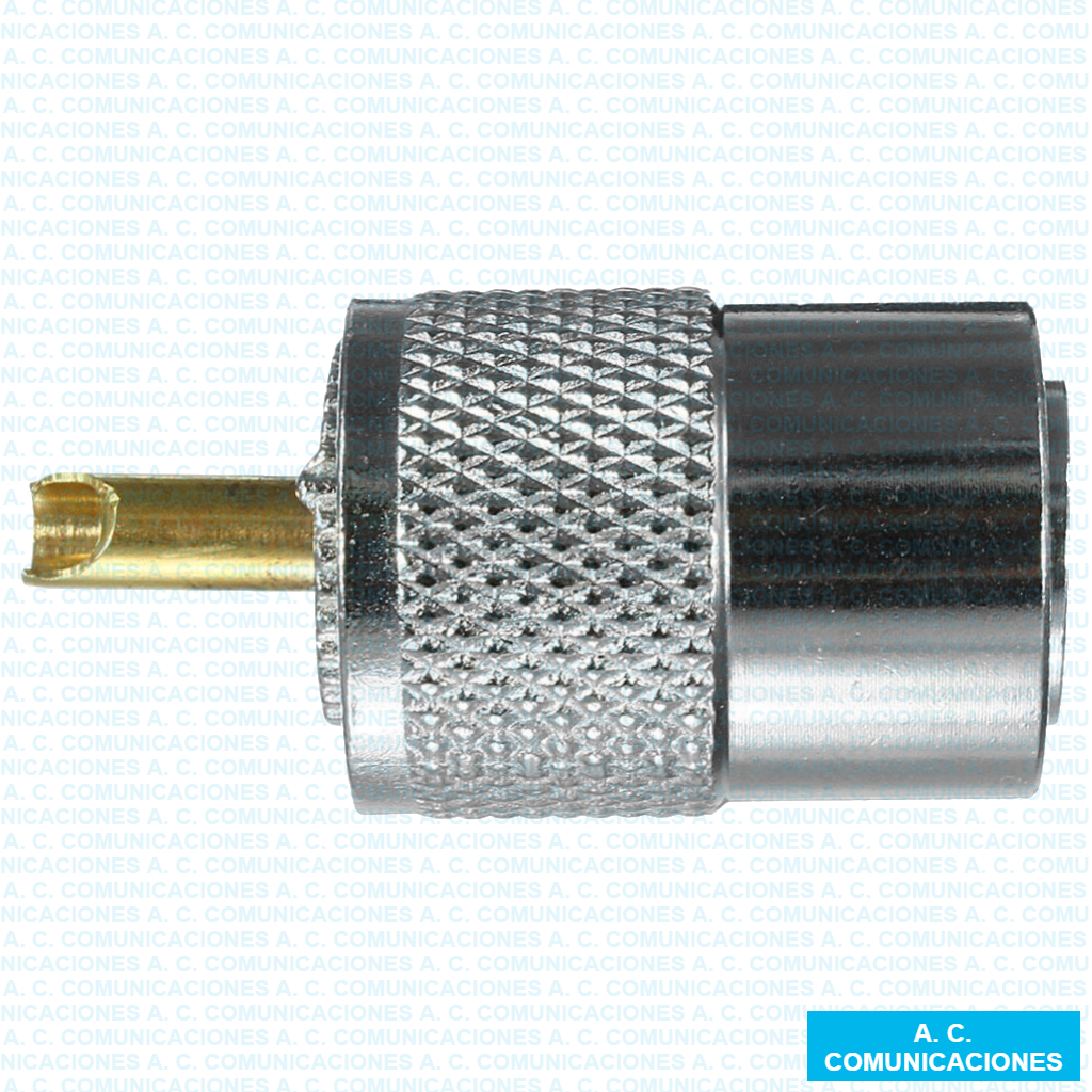 Conector Macho Uhf Cable Rg-8/213 Soldar