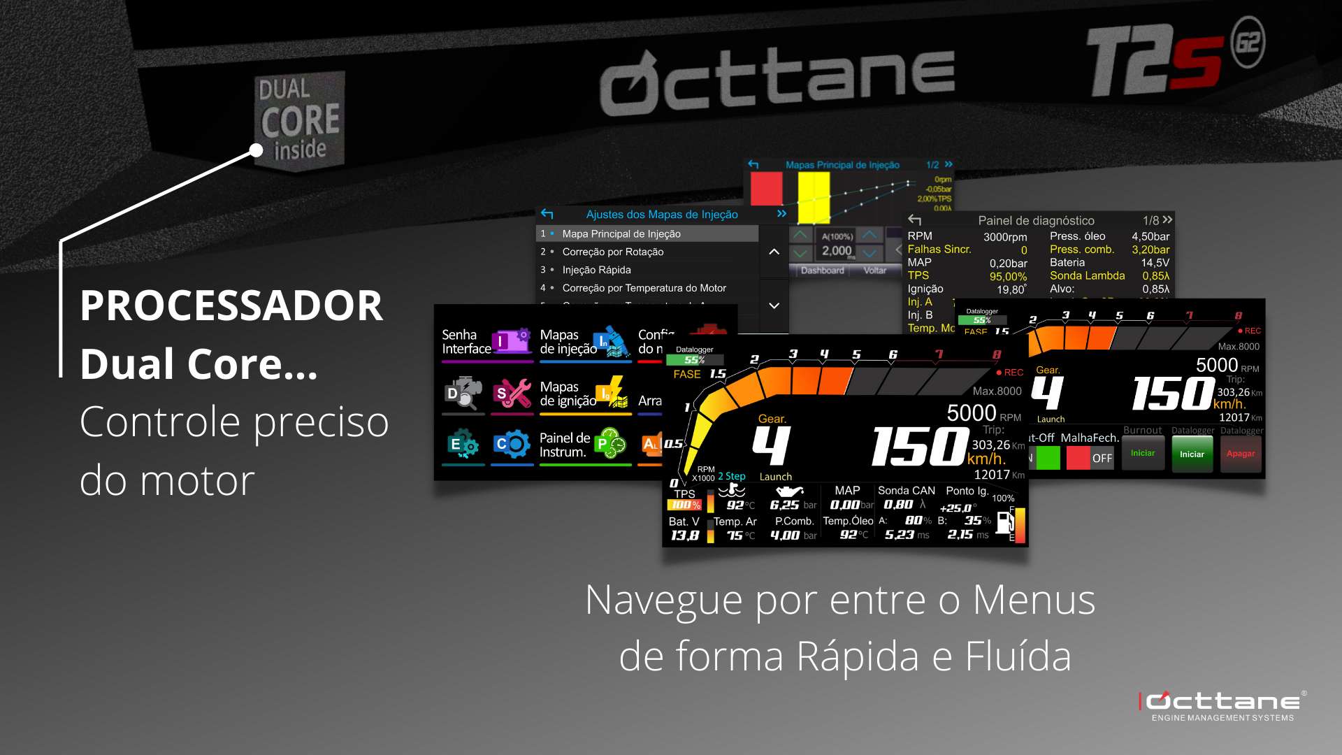 Injeção Programável Octtane T2S G2 (Segunda Geração)