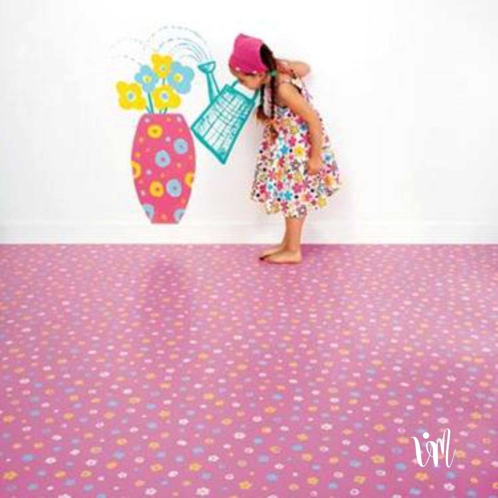 Piso Vinílico INFANTIL FLORES 01 - Victoria Mall