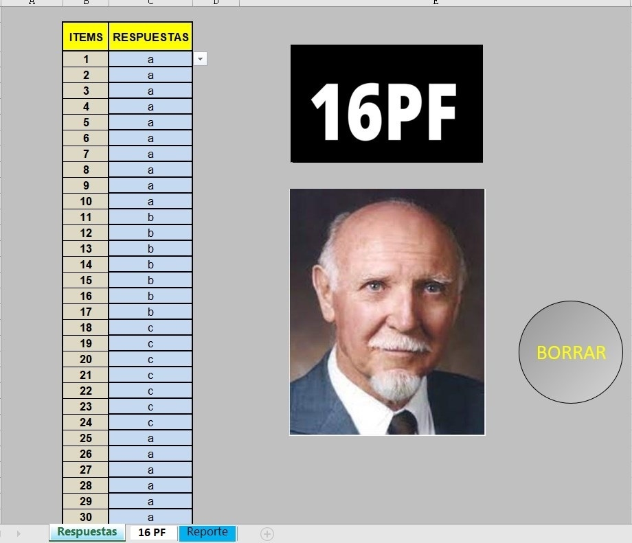 TEST 16PF ORIENTADO A EVALUACION DE COMPETENCIAS