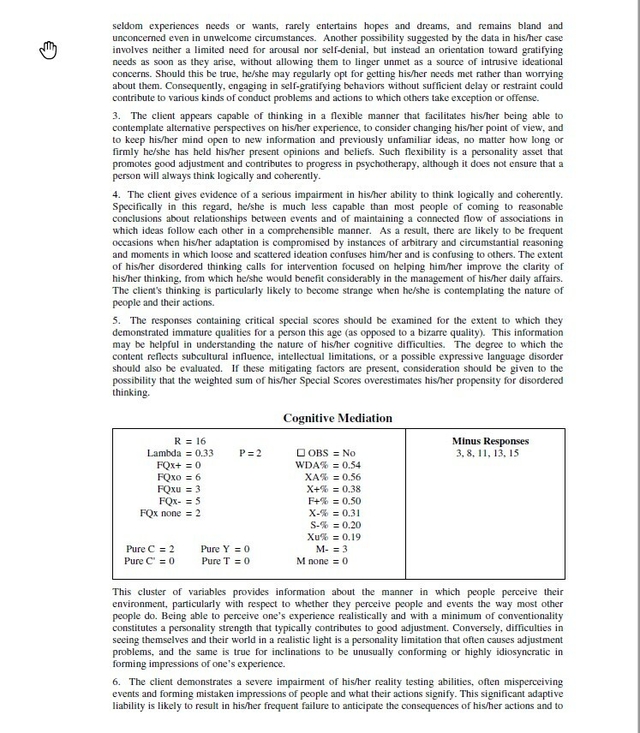 SOFT RIAP TEST DE RORSCHACH -EN INGLES- Sistema Comprehensivo Exner (RIAP)