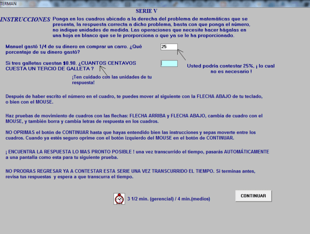 Inteligencia Terman -Coeficiente Intelectual - PROFESIONAL