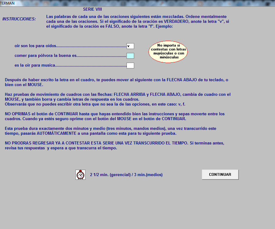 Inteligencia Terman -Coeficiente Intelectual - PROFESIONAL