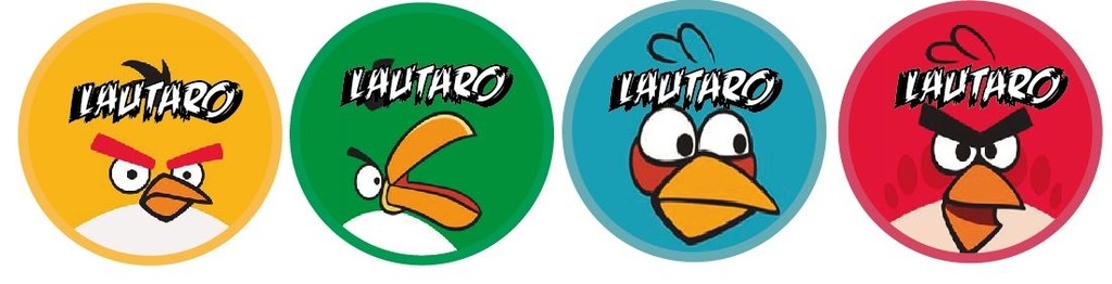Stickers Angry Birds (STK0015) - PIRULETAS SOUVENIRS