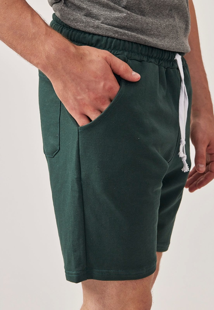 Bermuda algodón rústico de hombre bermuda deportiva