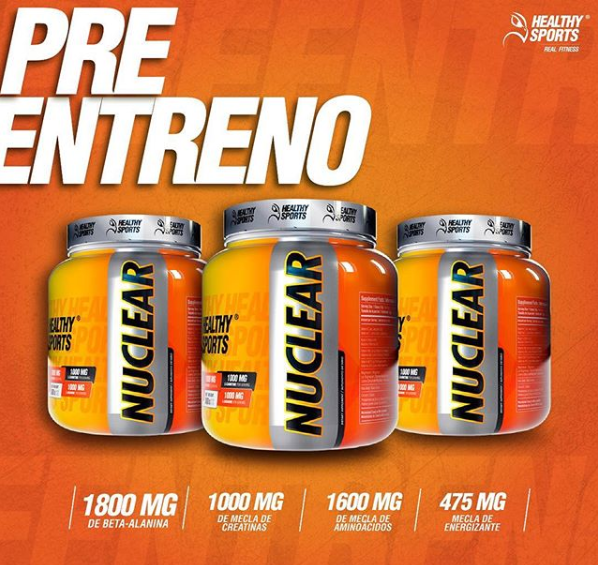 Pre-entreno Nuclear - Healthy Sports - NATURAL STORE