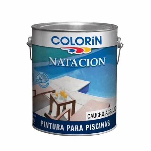 Pintura para piscinas "Colorin" base acuosa x 4 lts