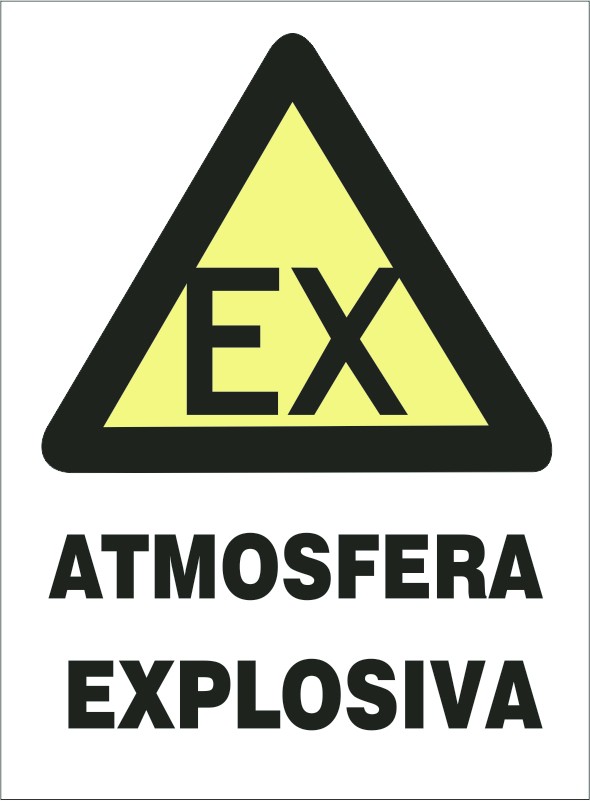 Placa de Atmosfera Explosiva - Comprar em Placasshop