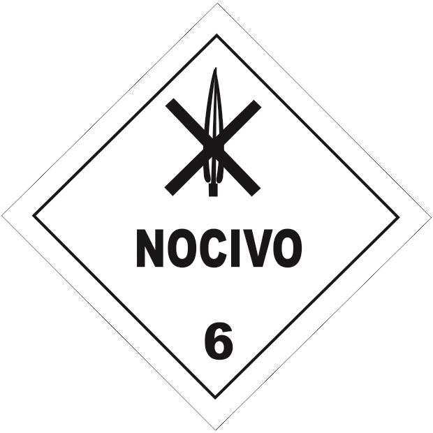 Placa de Nocivo 6 - Comprar em Placasshop