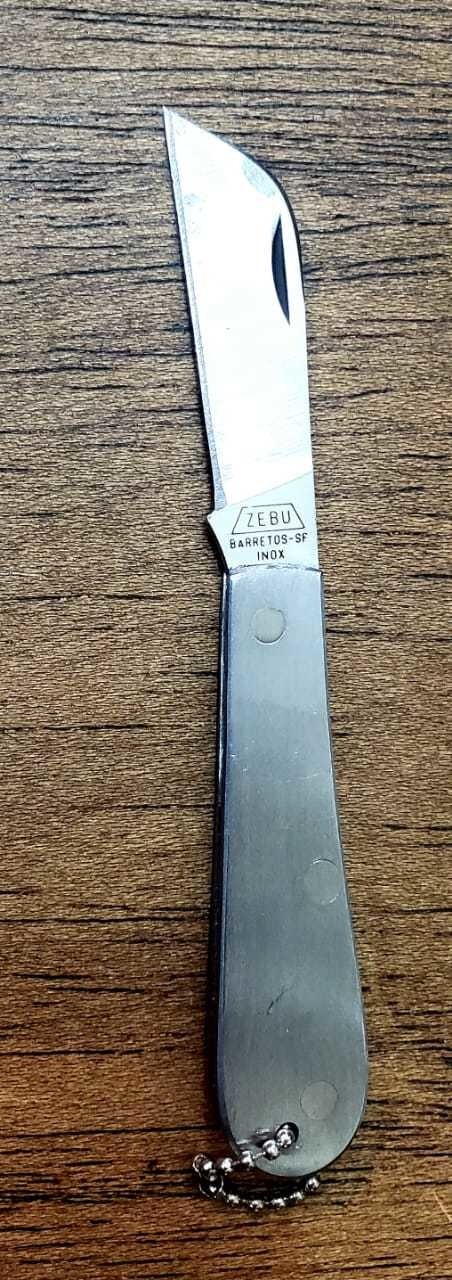 CANIVETE ZEBU R1 INOX COM CORRENTE MODELO 313 - COD:7281