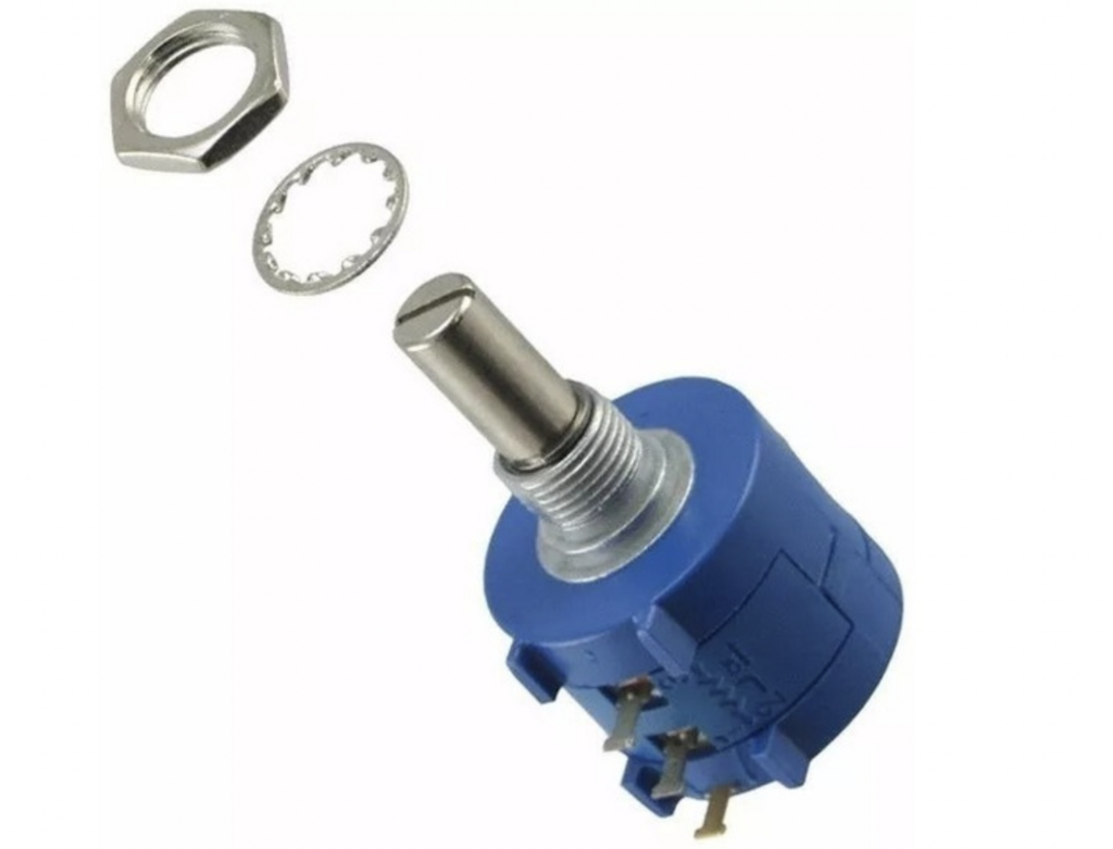 Potenciometro de Precisao Multivoltas Bourns 3590s 10k 10 Voltas