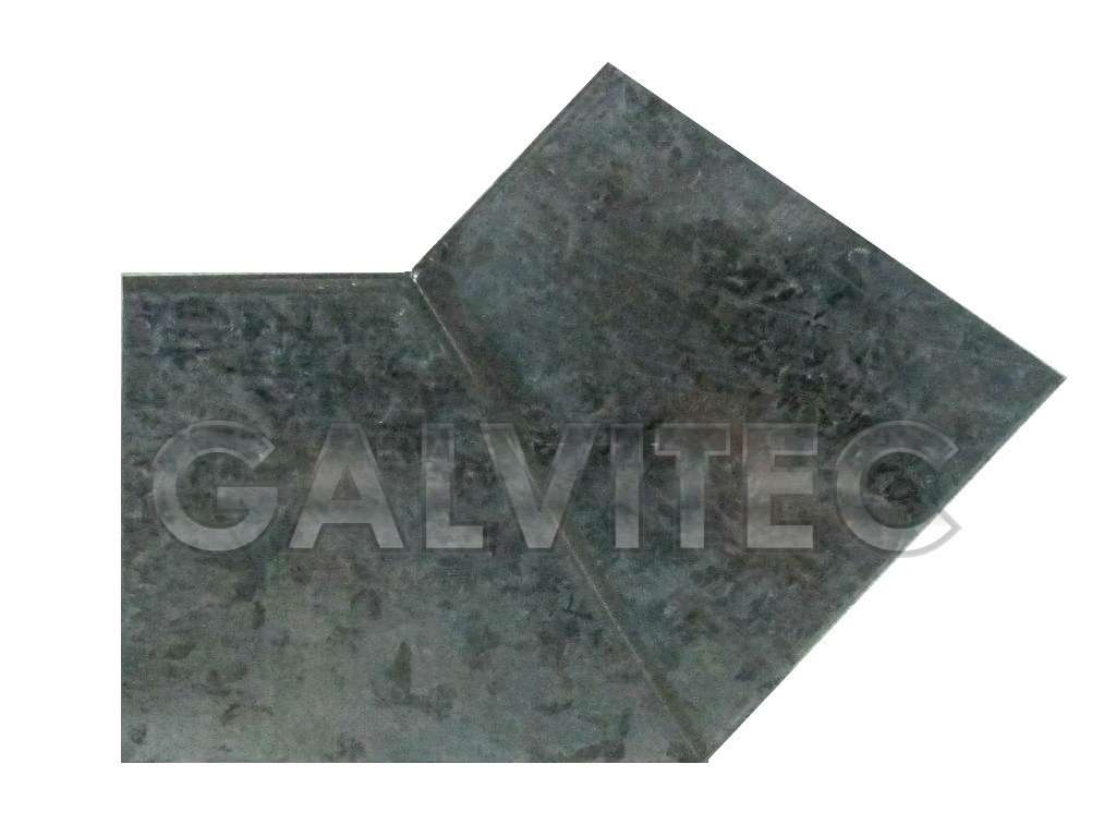 Codo Rectangular Galvanizado 2x4 45