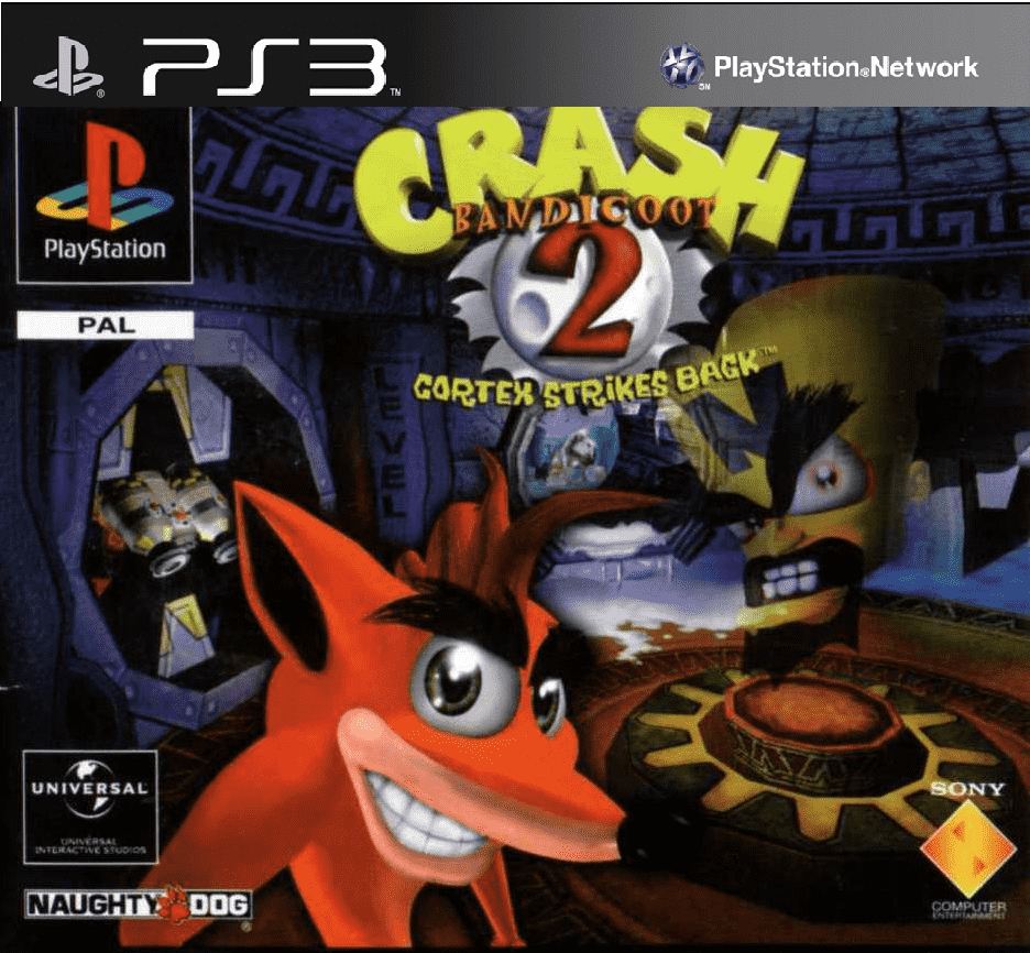 Crash 2 (Clásico ps1) ps3 digital - Mundo Digital