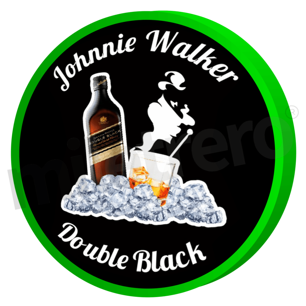 Letrero Acrílico Whisky Johnnie Walker Double Black LED Luminoso Letrero Acrílico Whisky Johnnie Walker Double Black LED Luminoso