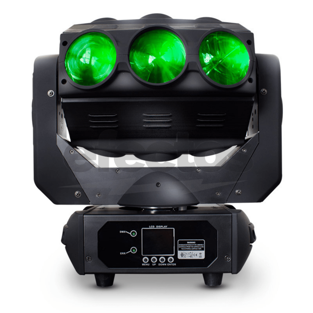 Bola Loca Cabeza Móvil Beam 9x10W Luces LED RGBW DJ Dmx Discoteca
