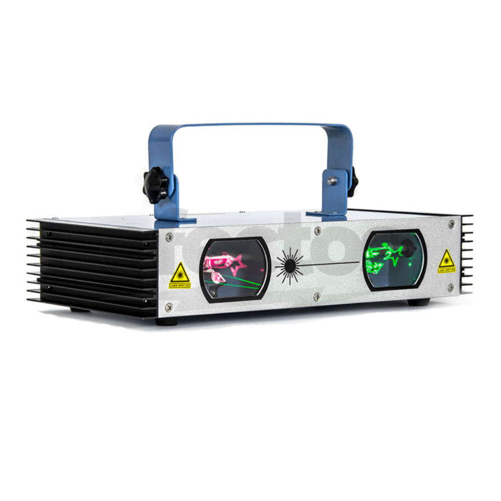 Laser Doble Lineal Rojo y Verde 3D Dmx