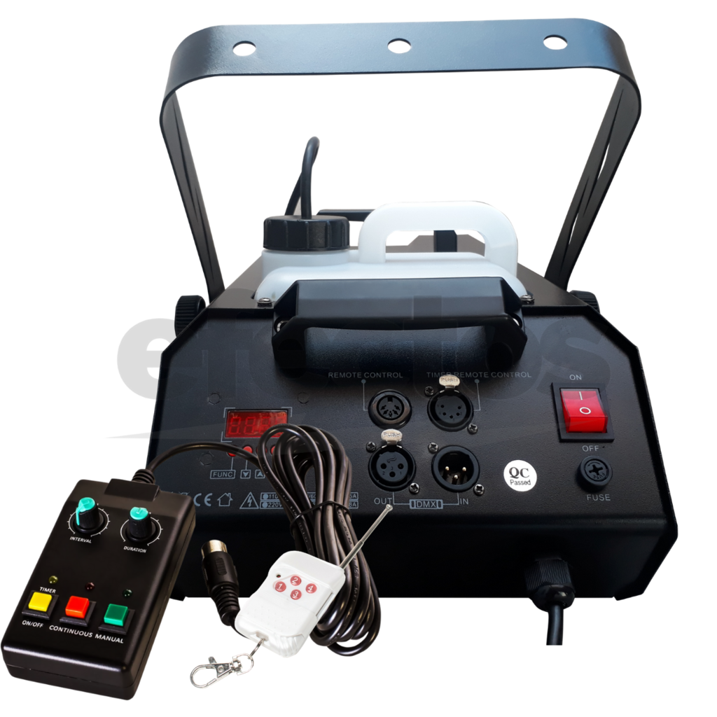 Máquina de Humo 1500W Timer y Volumen (Fog Machine Professional)