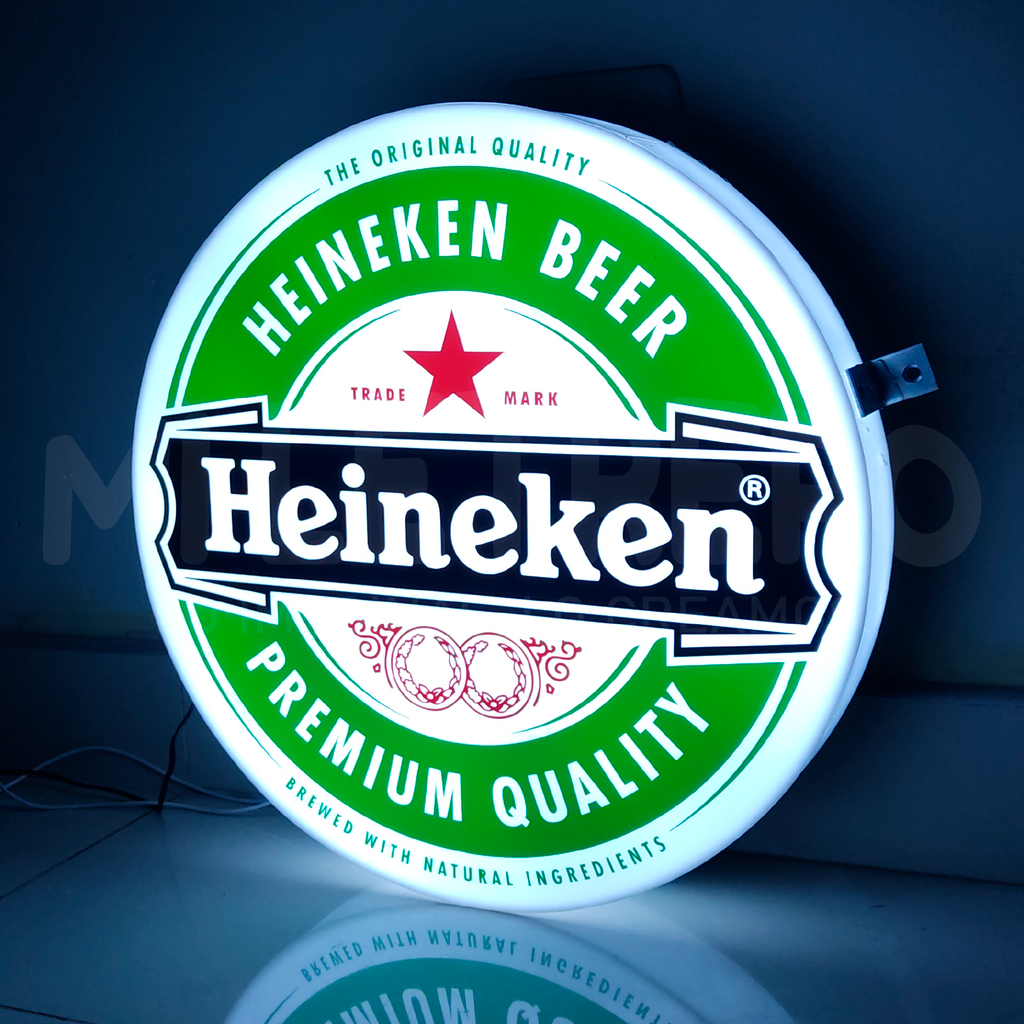 Letrero Heineken Luminoso Cartel Led para Karaoke, Disco DJ