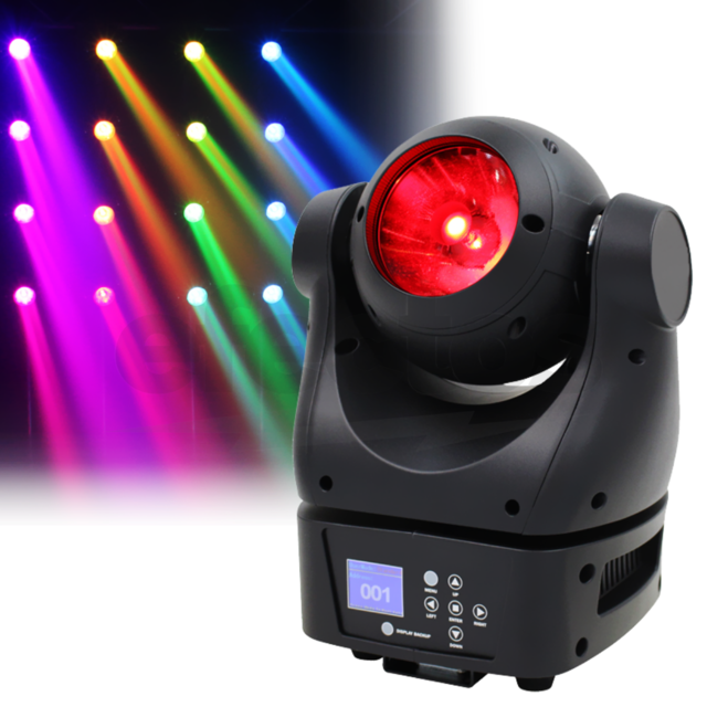 Cabeza Movil Led Beam 60W RGBW Dmx Discoteca Escenario Karaoke Bar