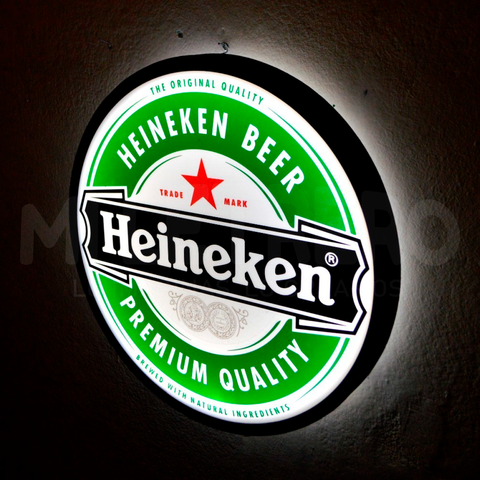 Letrero Luminoso Acrílico Cerveza Heineken Bar Disco Karaoke