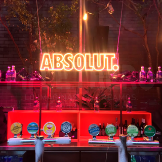 Letrero Open Bar Neon Led Restaurant Iluminación Karaoke