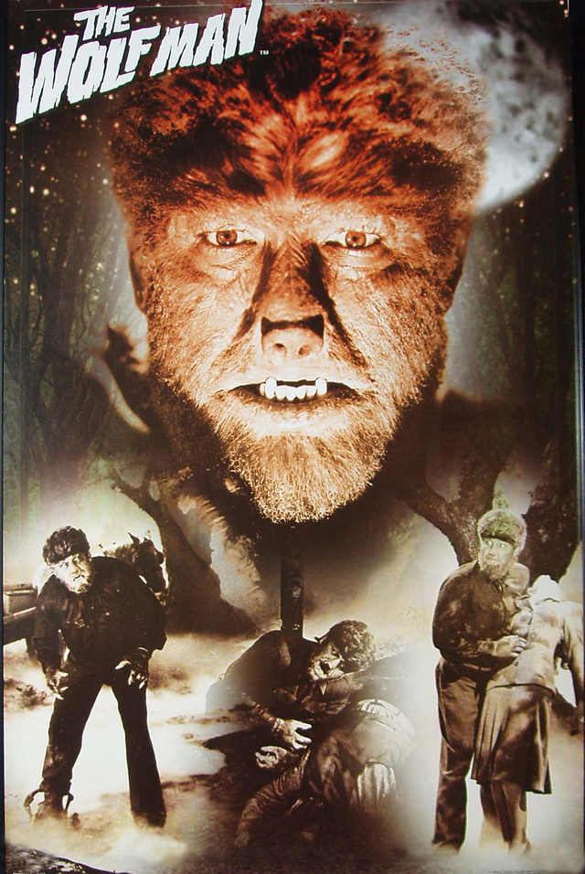 Poster The Wolfman Hombre Lobo Lamina