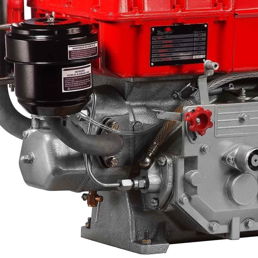 Motor Toyama Diesel Refrigerado a Água, TDWE22E-XP com 1194cc Pot ...