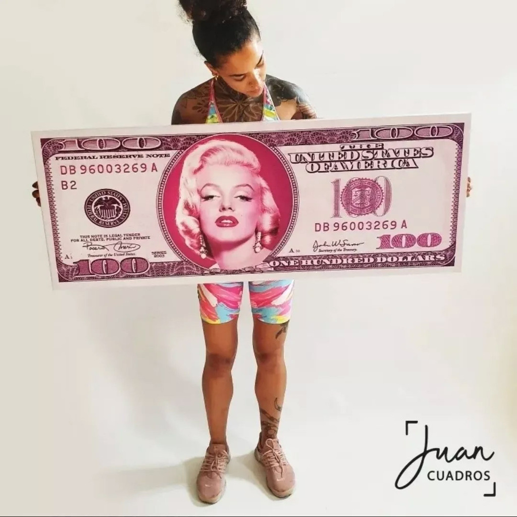 Cuadro Dolar Marilyn - Comprar en Juan Cuadros Deco