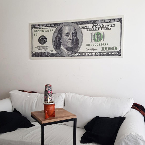 Cuadro Dolar Clásico - Comprar en Juan Cuadros Deco