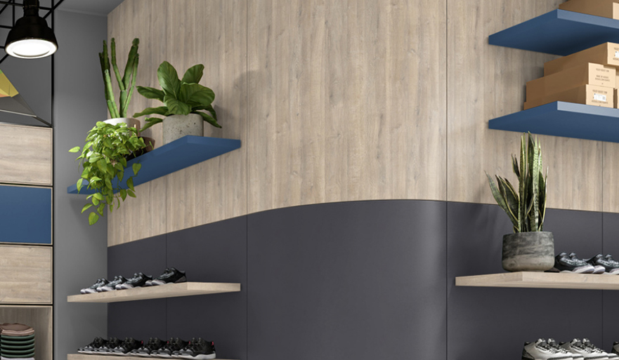 MELAMINA LINEA PREMIUM 1 ROBLE WHITERIVER BE/AR 18 MM EGGER (2,60 M X 1,83 M) H1312