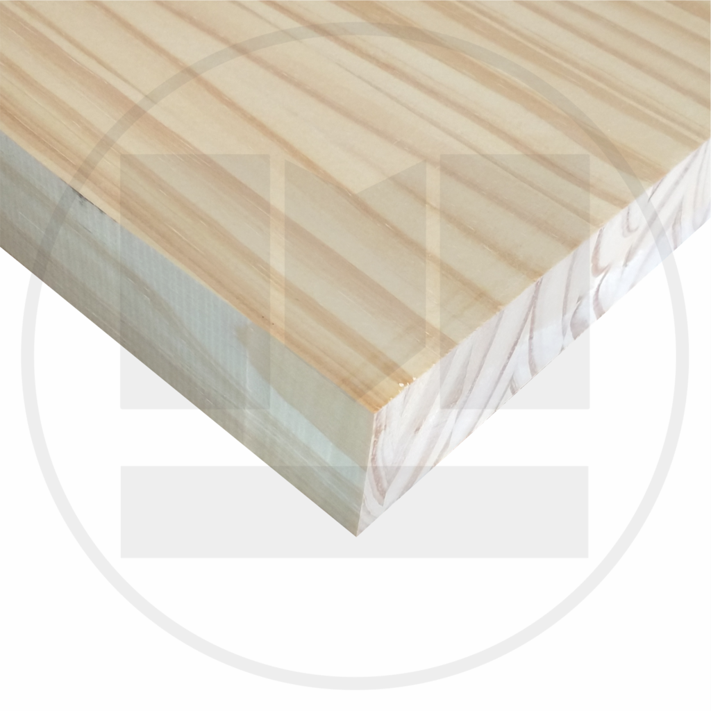 TABLERO DE PINO 45 MM LISTON CORRIDO CON NUDO VICTORIA 2.40 * 1.20 (5181)