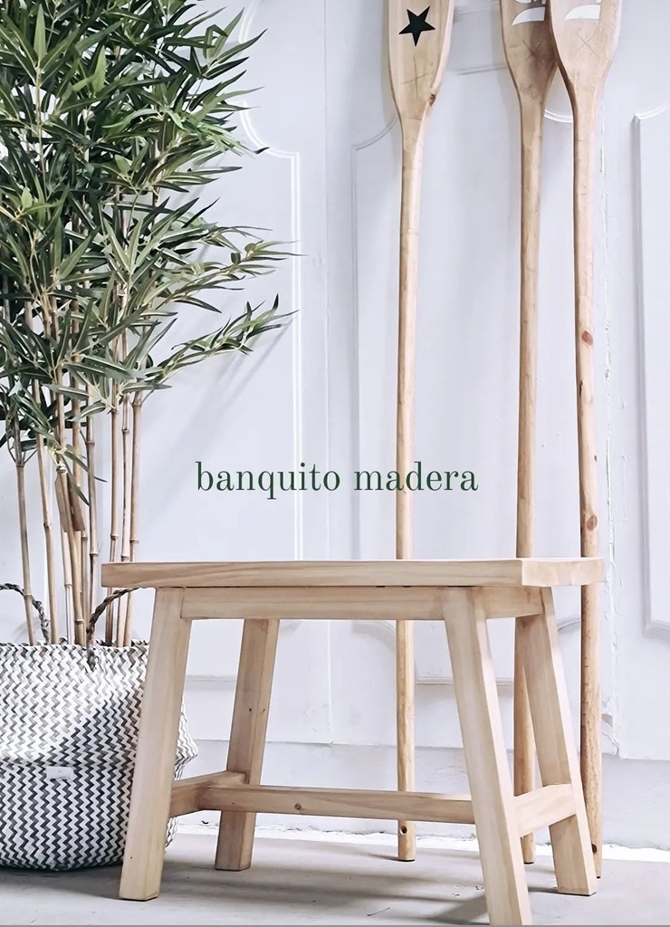 BANQUITO MADERA - Comprar en Grumsdelg