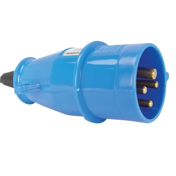 PLUG STECK 3P+T 16A 220/240V 4079 AZUL
