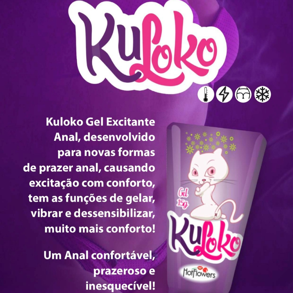 KULOKO GEL DESSENSIBILIZANTE E EXCITANTE - itana lingerie