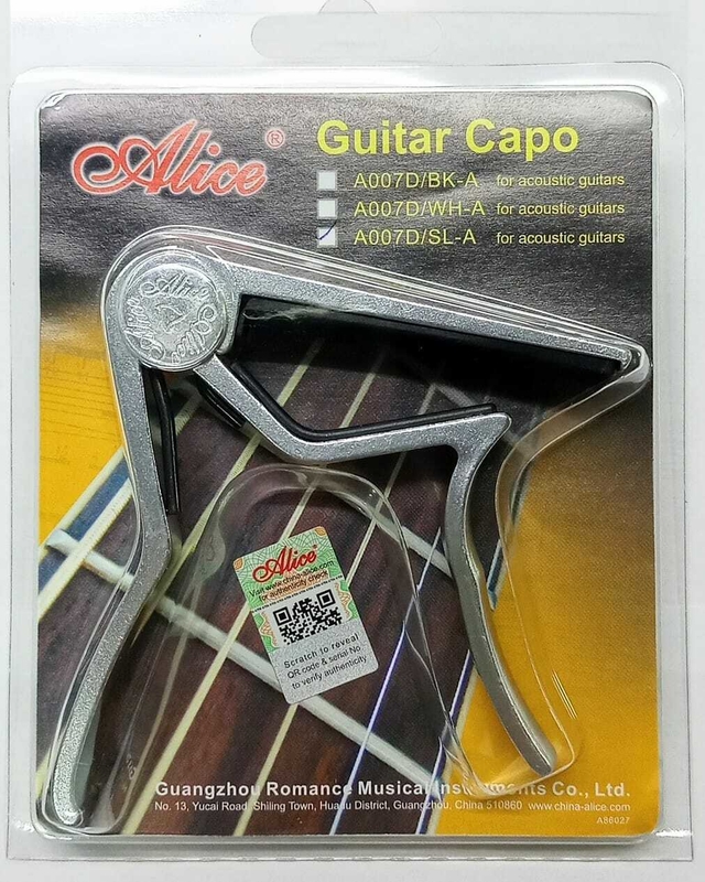 Alice A007d-sl-a Capo Capodastro Guitarra Electrica Acustica