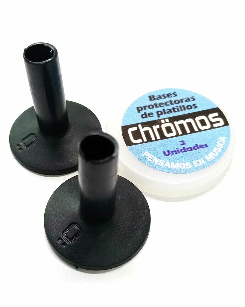 Chromos Protectores De Platillos Pack De 2 Unidades Negro