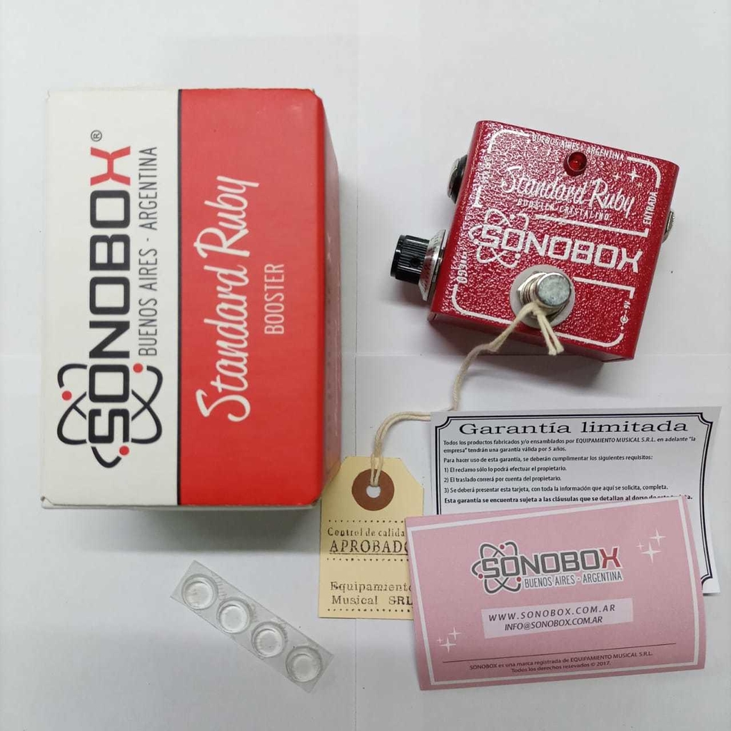 Sonobox Standard Ruby Booster Pedal Guitarra Bajo