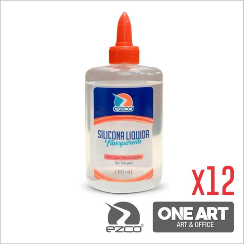 Silicona Liquida Ezco 30ml X 12 Unidades