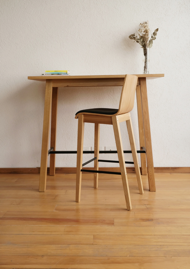 Banqueta madera clara 75cm - Comprar en Incanto