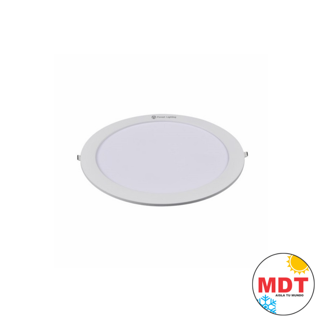 Luminaria led redonda embutible